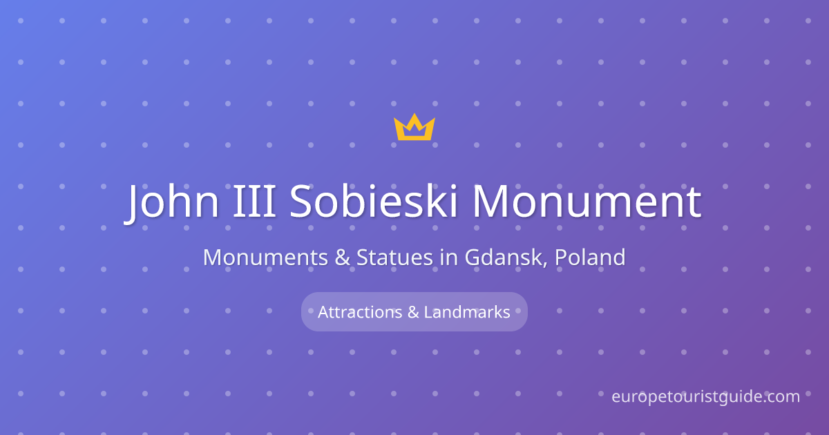 John III Sobieski Monument (4.7★) - Monuments & Statues in Gdansk ...